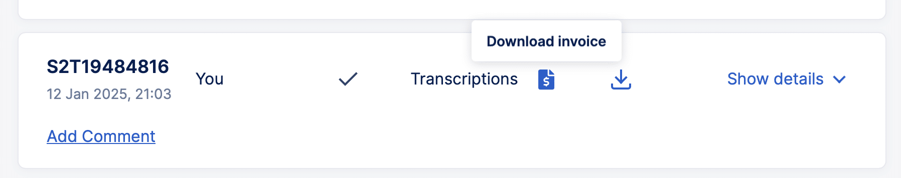 Receipts & invoices - GoTranscript Help Center | Get Answers & Support