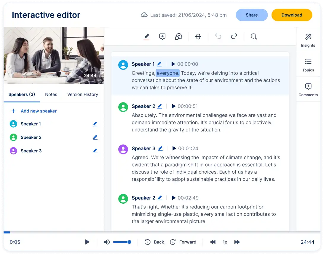 Editing transcriptions - GoTranscript Help Center | Get Answers & Support
